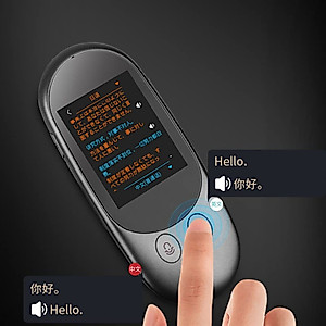 JFGJL Smart Voice Translator Device 40 Languages 2.4 Inch Touchscreen Rechargeable F1A with Camera (Color : D)