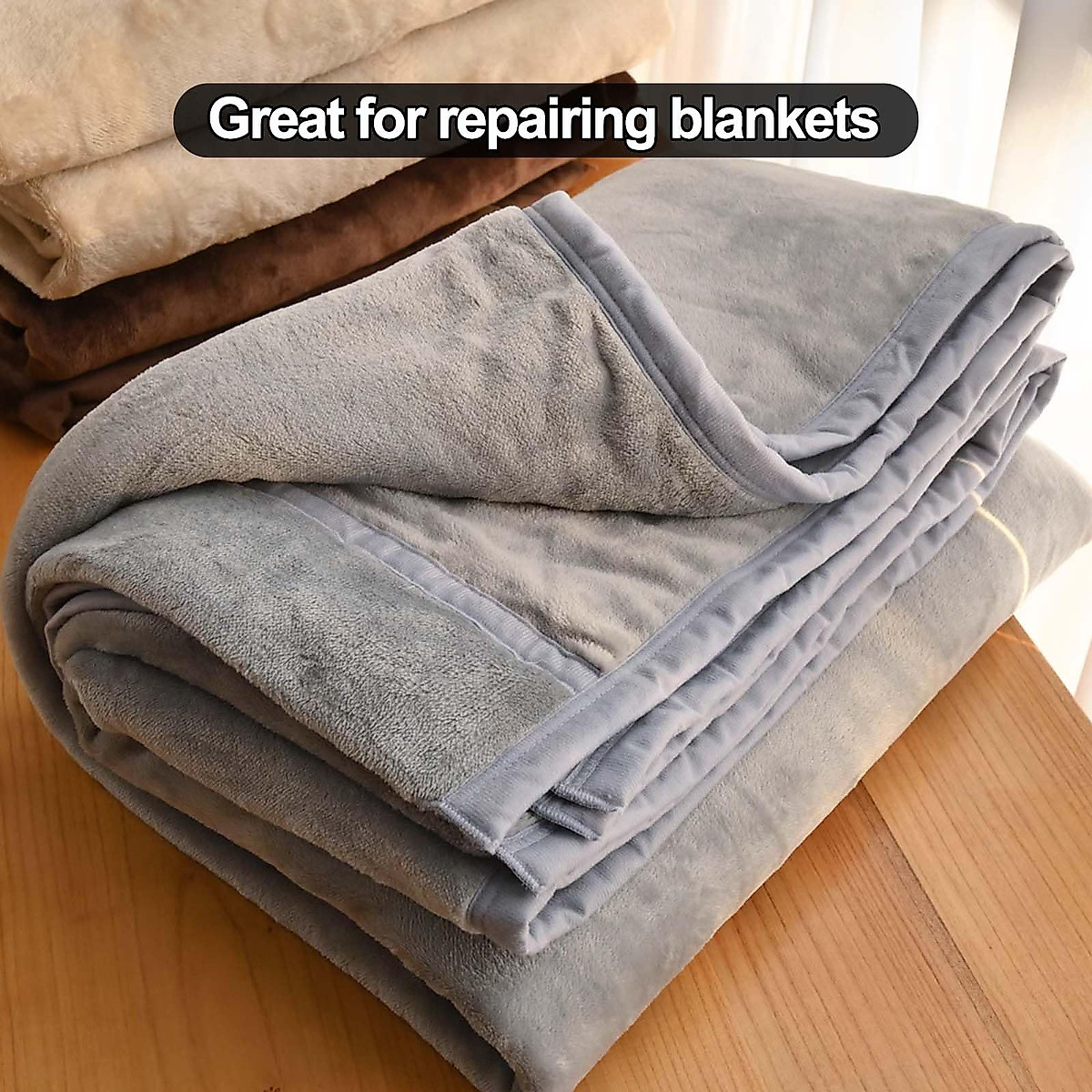 Medsuo 9pcs 4.9"/5.9"/6.9" Extra Long Darning Needles Sewing Needles Big Eye Hand Quilting Needles for Doll Making Webbing Carpet Leather Canvas Repair Stitching and Crafting Project