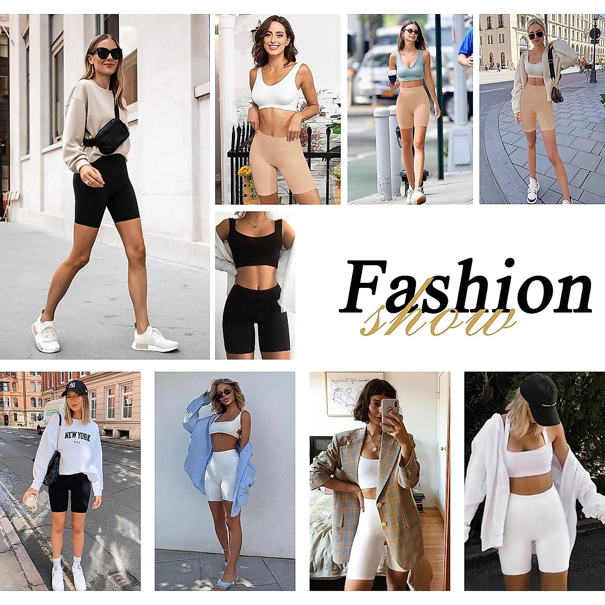 Yeblues 2 Pack Women Slip Shorts for Dresses,Soft Stretch Under Shorts Seamless Panties Boyshorts for Yoga/Workouts(Black+Beige,Large)