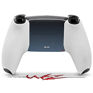 WraptorSkinz Skin Wrap compatible with Sony PS5 DualSense Controller Smooth Fades Blue Dust Black (CONTROLLER NOT INCLUDED)