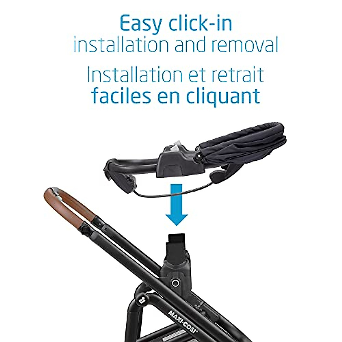 Maxi-Cosi Coral XP Inner Carrier Stroller Adapter, Black