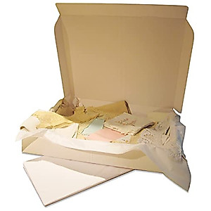 S.A. RICHARDS 1400 Prop-IT Museum Quality, Acid-Free Storage Chests for Textiles, Large (6 in x 30 in x 18 in), White