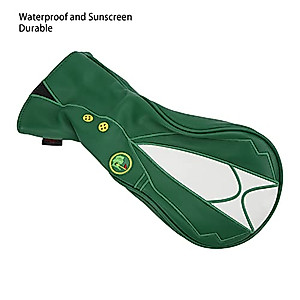 Club Covers Soft Head Covers Elastic Neckline Headcovers Waterproof Sunscreen Head Covers(3 Wood Pole Cover)