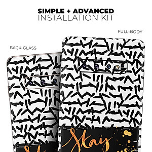 DesignSkinz Lux Stay Curious Protective Vinyl Decal Wrap Skin Cover Compatible with The Samsung Galaxy S20 (Screen Trim & Back Glass Skin)