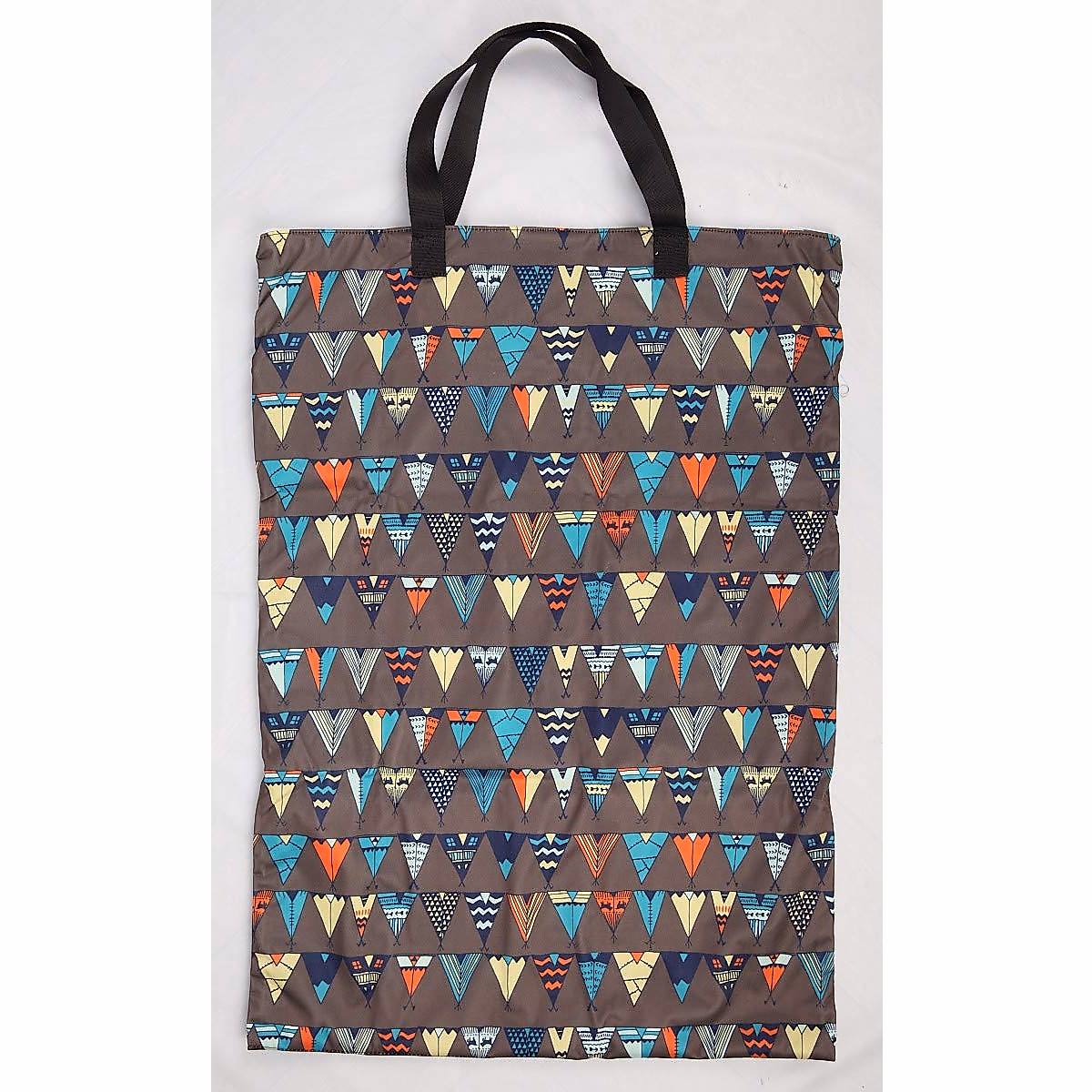 Large Hanging Wet/Dry Cloth Diaper Pail Bag for Reusable Diapers or Laundry (Indian Tents)