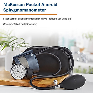 McKesson Aneroid Sphygmomanometer, Blood Pressure with Cuff, Navy, Child Small, 1 Count