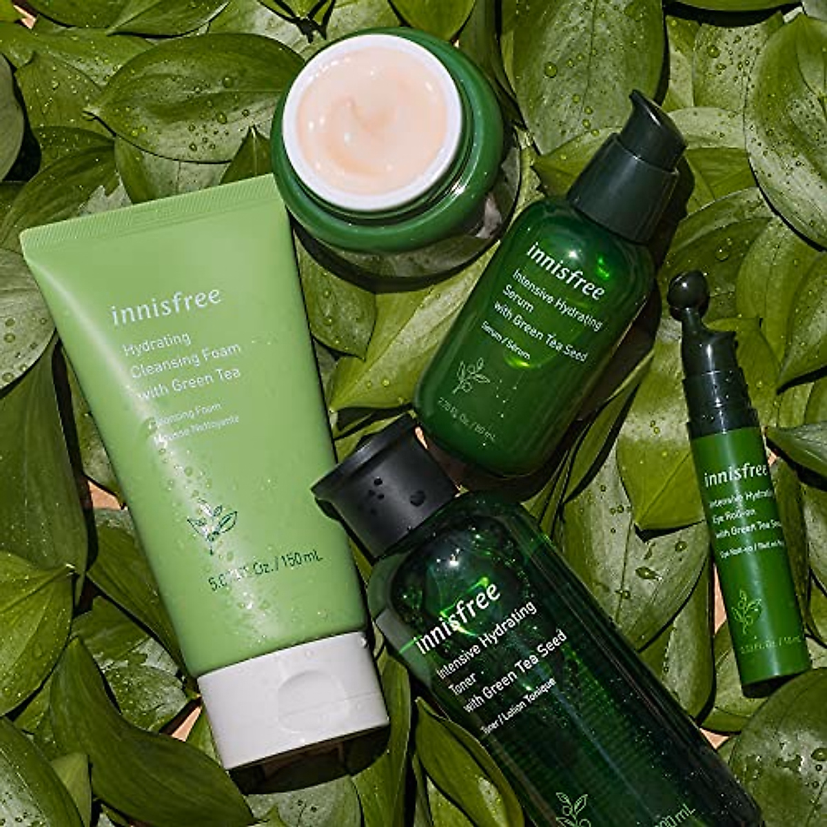 innisfree Green Tea Hydrating Cleansing Foam Creamy Face Cleanser