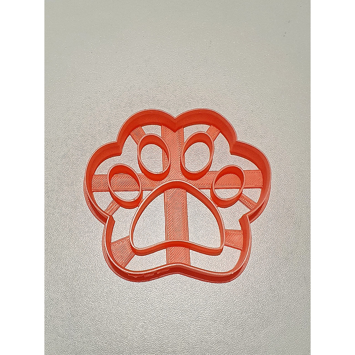 T3D Cookie Cutters Paw Print Cookie Cutter, Suitable for Cakes Biscuit and Fondant Cookie Mold for Homemade Treats, 3.43inch x 3.16inch x 0.55inch