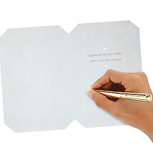 Hallmark Signature Birthday Card (Gold Diamonds)