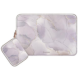 ARVOK 13 13.3 14 inch Laptop Sleeve Case for MacBook Air 13 inch/MacBook Pro 13 inch/MacBook Pro 14 Water-Resistant Notebook Computer/Tablet Cover Case for HP/Dell/Lenovo/Asus/Acer/Samsung with Pouch