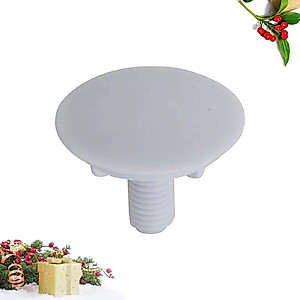 Cabilock Bathtub Accessories Plastic Kitchen Faucet Hole Dispenser Decorative Cover Kitchen Sink Tap Hole Plug (White) Tub Drain Stopper