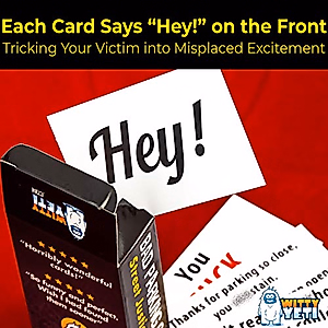 Super Funny, Crude Bad Parking Cards 50 Pack. Prank Idiot Parkers and Get the Satisfaction of Revenge With Hilarious NSFW Novelty Notices. Gag Note Cards Make Great Xmas Stocking Stuffers for Ages 18+