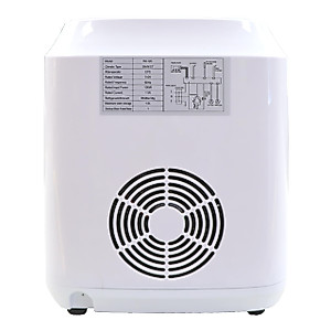 Countertop Ice Maker, 9 Cubes Ice Machine Ready in 6 Mins, 26Lbs/24H, Self-Cleaning Ice Machine with Ice Scoop and Baseket 3 Size of Bullet Ice Optional for Home Kitchen Office Bar Party