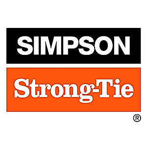 Simpson Strong-Tie WSC112S WSC Wood Screw (Collated) — 8 x 1-1/2 in. 2 Square, Flat Head, Yellow Zinc (2000-Qty)