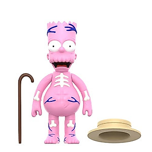 Super7 The Simpsons Treehouse of Horror Inside Out Bart - 3.75" The Simpsons Action Figure Classic TV Show Collectibles and Retro Toys