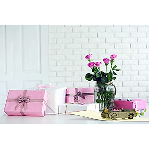 Diese-Klappkarten Wedding Card Car I Elegant and Elegant Wedding Card for Bride and Groom | Gift Idea for Wedding Gift | Gift and Card for Wedding | L19