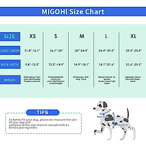 MIGOHI Dog Anxiety Vest,Soft Dog Anxiety Relief Coat,Calming Vest Wrap for Thunderstorm,Fireworks,Travel and Separation,Anxiety Relief for Dogs,Dog Firework Anxiety Relief for Small Dogs,S,Camouflage