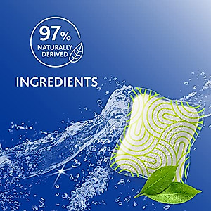 O-Cedar PACS Hard Floor Cleaner, Crisp Citrus Scent 10ct (1-Pack) | Made with Naturally-Derived Ingredients | Safe to Use on All Hard Floors | Perfect for Mop Buckets