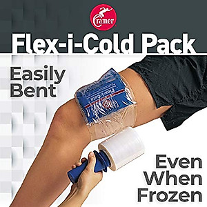 Cramer Flex-I-Cold Pack for Sports Teams, Trainers, and Everyday Use, Flexible Ice Pack, Instant Pain Relief, Manage Swelling, Soothing Cold Relief, First Aid Treatment, Pack of 12