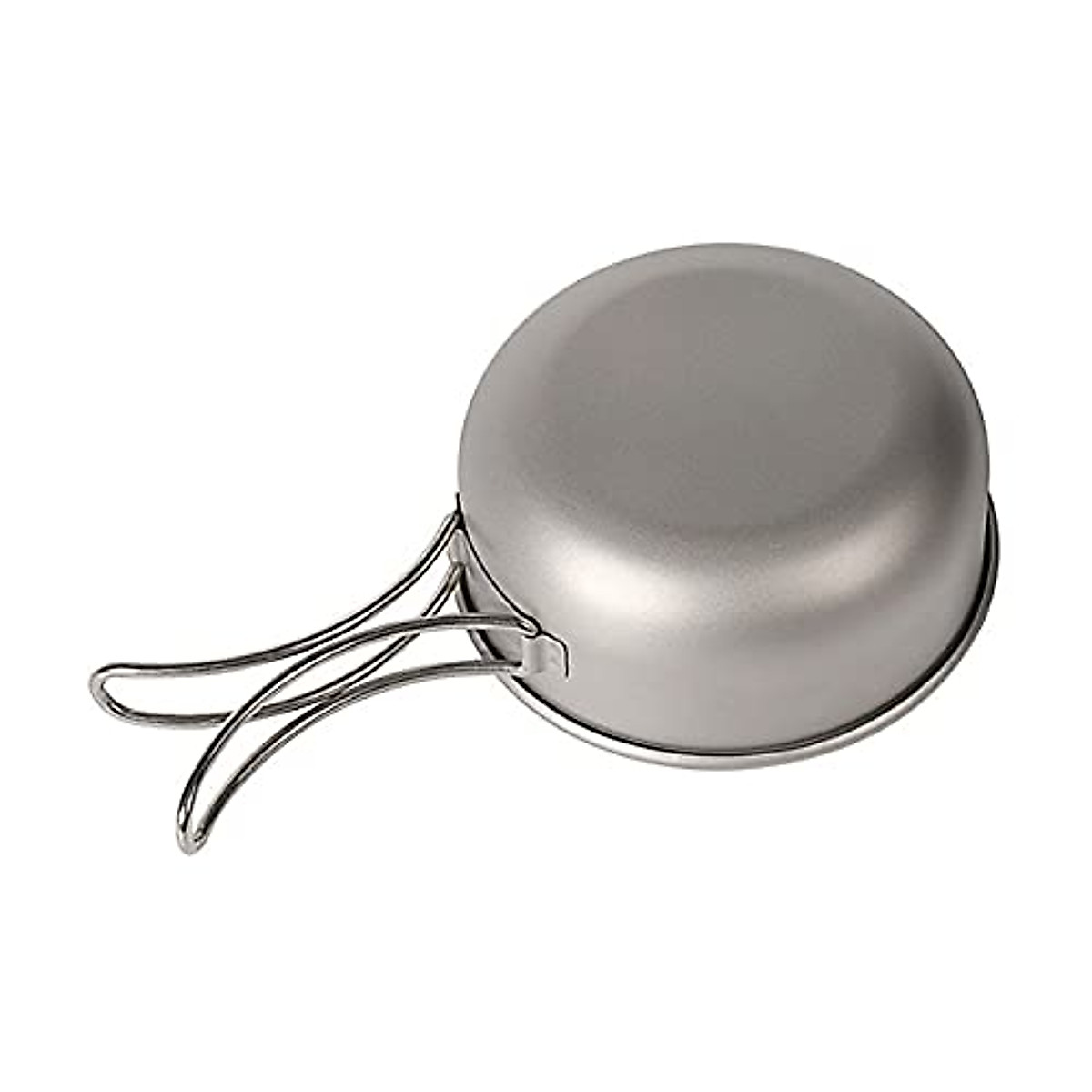 JAHH Camping Titanium Bowls 300ml-400ml with Titanium Folding Handles Folding Bowls Cookware Tableware Cutlery (Size : 300ml)