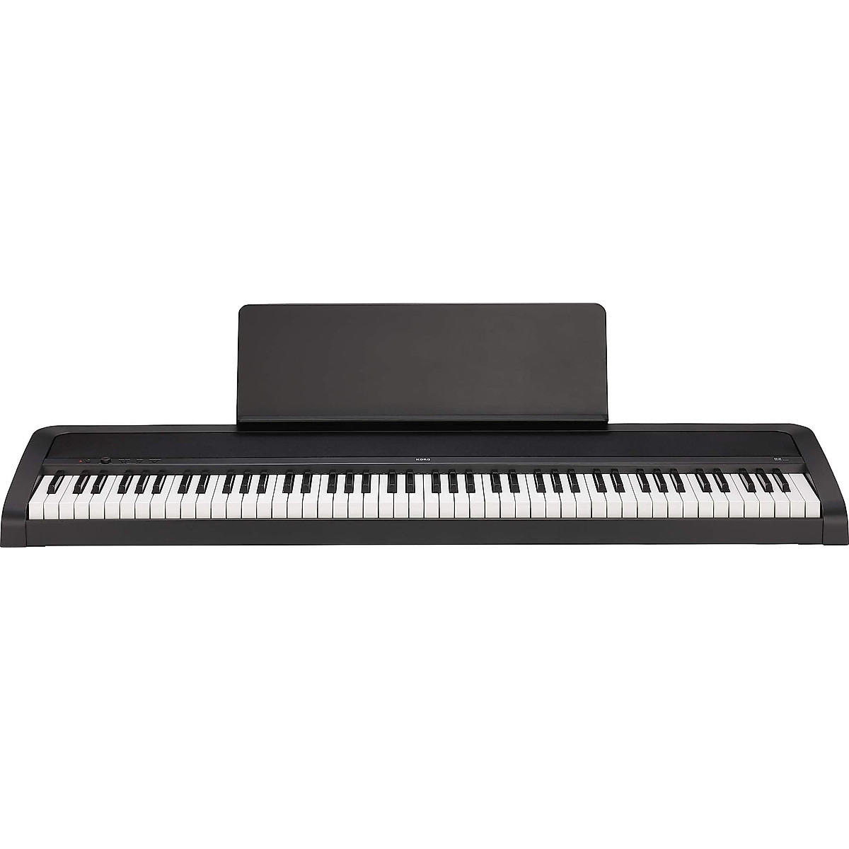 Korg B2 Portable Digital Piano with 88-Key Full Size Weighted Keyboard, Built-in Speakers, Music Stand, Sustain Pedal, and Power Supply (B2BK) (Renewed)