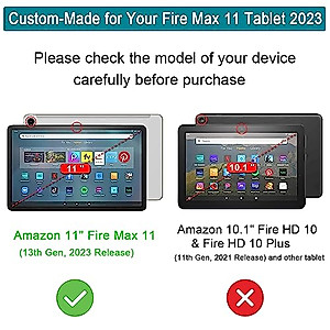 Fire Max 11 Tablet Case for Kids (13th Generation, 2023 Release) - DICEKOO Lightweight Shockproof Kid-Proof Cover with Handle Kickstand for Amazon Kindle Fire Max 11 - Pink