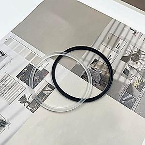 DanziX 10 Pcs Replacement Gasket Compatible with Contigo Snapseal Byron Travel Mug 16oz & 20oz,Leak-Proof Rubber Seals Lid Gaskets Replacement for Contigo Mugs (Black&White)