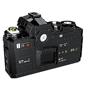 NC Uvini Building Blocks Camera, DIY STEM Toys, Building Construction Brick Set Best Gift for Adult, Teens, Collectible Model Digital Camera to Build 627pcs