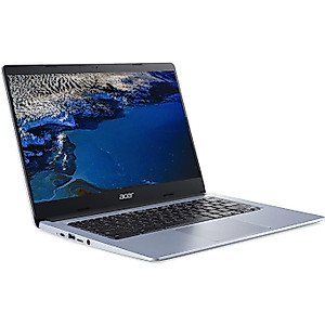 acer 2022 14" FHD IPS Chromebook, Intel Celeron Processor Up to 2.55 GHz, 4GB Ram, 32GB SSD, Ultra-Fast 6th Gen WiFi Speed, Chrome OS (Dale Silver) (Renewed)
