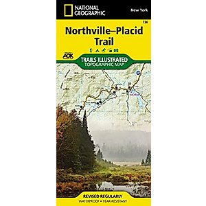 Northville-Placid Trail Map (National Geographic Trails Illustrated Map, 736)