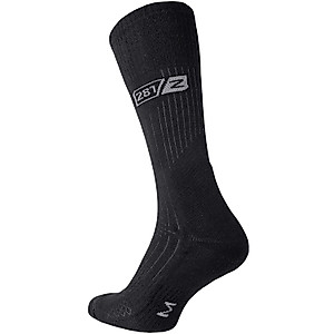 281Z Military Lightweight Boot Socks - Tactical Trekking Hiking - Outdoor Athletic Sport (Black)(X-Small 1 Pair)
