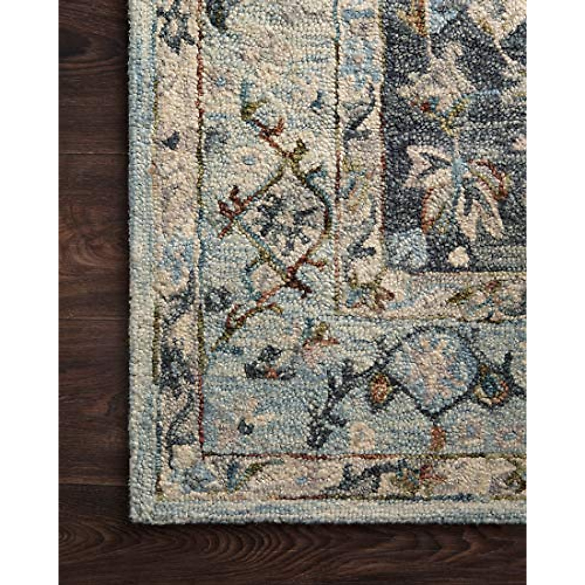 Loloi II Beatty Collection Traditional Oriental Area Rug, 2'-3" x 3'-9", LT. Blue/Blue