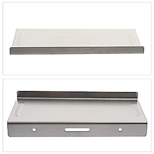 Cabilock Locker Shelf Wall Hanging Shelves Stainless Steel Floating Metal Floating Shelf Metal Bathroom Wall Shelf Shower Wall Shelf Wall Shelves: Metal Hanging Storage Shelves Wall Mounted Shelves