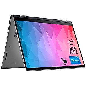 Dell Inspiron 7420 2-in-1 Laptop 14-inch FHD+ Touch Display 12th Gen Intel Core i5-1235U 32GB DDR4 RAM 512GB PCIe SSD FHD Webcam HDMI Backlit KB FP Reader Wi-Fi 6 Windows 11 Home Silver (Renewed)