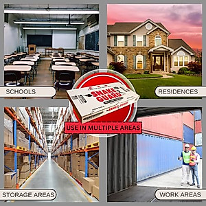 Snake Guard® Snake Trap by Wildlife Control Supplies – Weather Resistant Zero Contact Snare – Safe & Effective - for Commercial & Residential Use – Great for Basements, Garages & Sheds