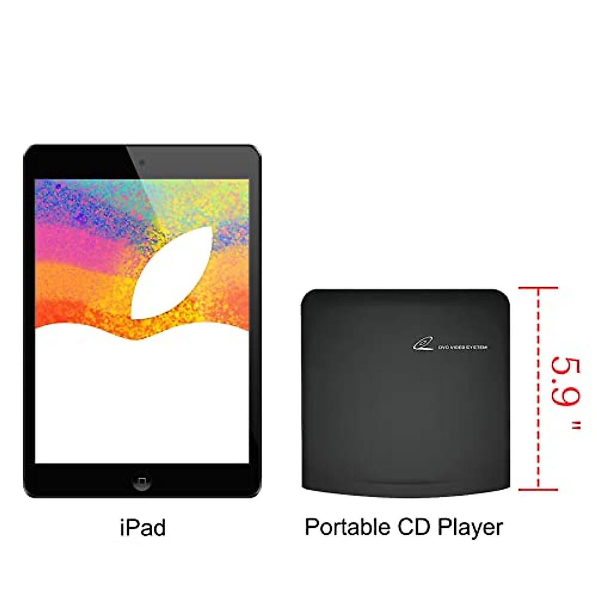 LEROAADZ Portable CD Player for Car USB, Universal External Car CD Player USB CD Player for Car Android Navigation (for Android 4.4 and Above System Only), Plug and Play