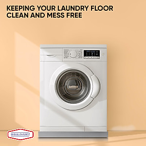 30" x 30" 2.5" Heavy Duty Washer Machine Drain Pan, Stainless Steel Fine (30x30x2.5)