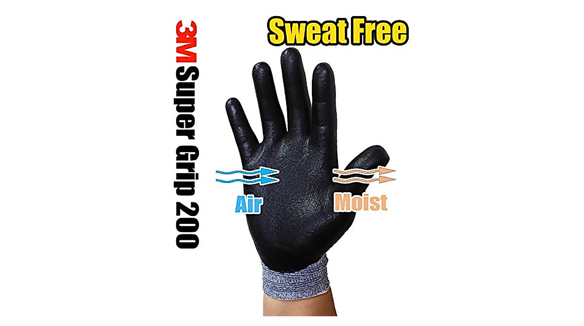 3M Super Grip Nitrile Gloves - Comfort & Durability