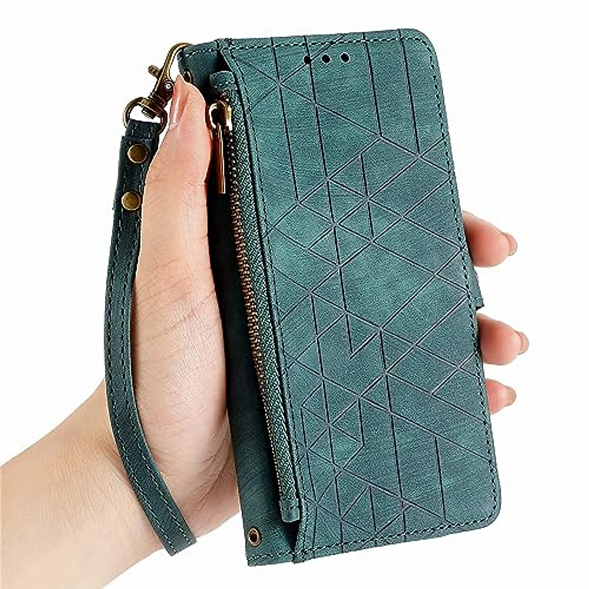 YBROY Case for Motorola ThinkPhone, Magnetic Flip Leather Premium Wallet Phone Case, with Card Slot and Folding Stand, Case Cover for Motorola ThinkPhone.(Black)