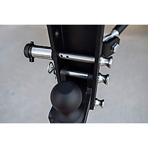 3 Pack - Bulletproof Stainless Steel Trailer Hitch Locking Pin with Weather Resistant Rubber Cap / 5/8" Diameter/Universal Fit…