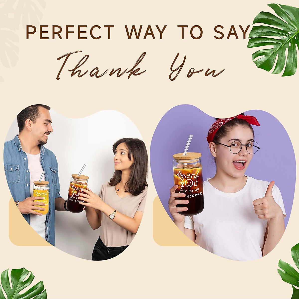 Employee Appreciation Gifts Bulk, Thank You Gifts for Women Men, Appreciation Gifts for Coworkers, Thank You for Being Awesome Cup 6PCS, Thank You Gift for Employee Coworker Teacher, Team Gifts