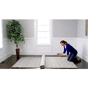RUGPADUSA - Basics - 7'6" x 9'6" - 1/4" Thick - Felt + Rubber - Non-Slip Rug Pad - Cushioning Felt for Added Comfort - Safe for All Floors and Finishes