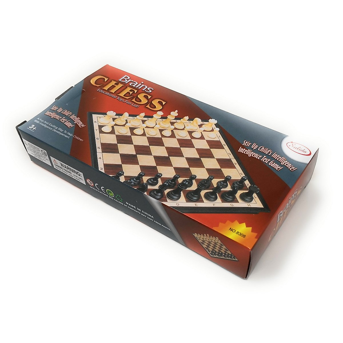 THY COLLECTIBLES Magnetic Portable Holding Travel Chess Set Classic Black & White 7 x 7 Inch