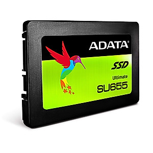 ADATA SU655 120GB 3D-NAND SATA 2.5 Inch Internal SSD with 2.5/3.5 inch SSD Bracket Bundle (ASU655SS-120GT-C-TRAY)