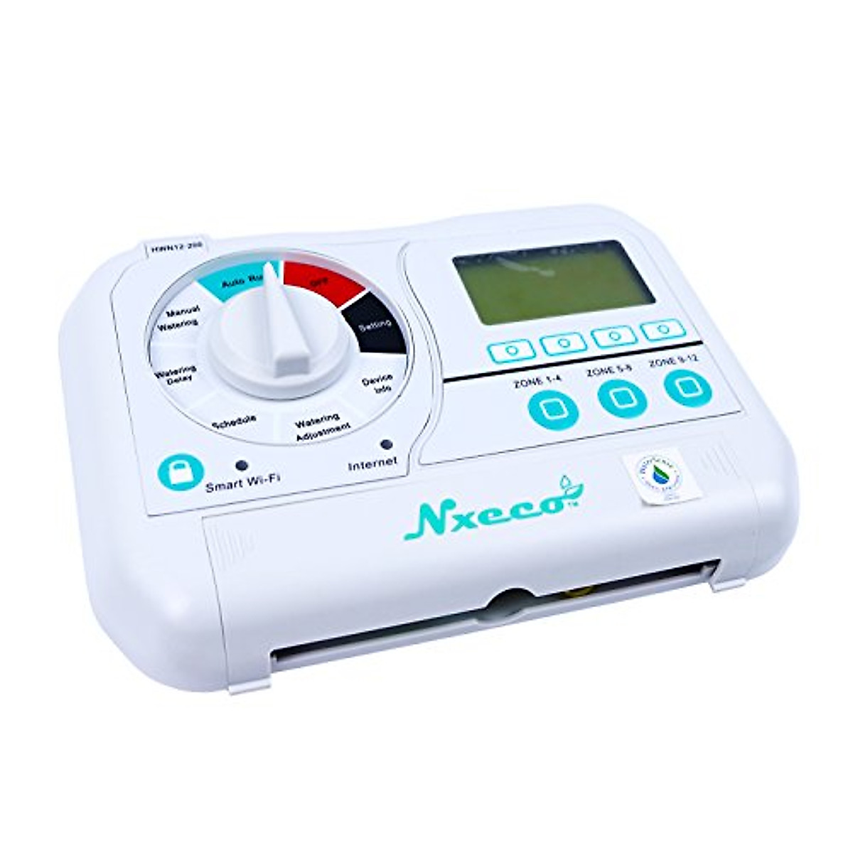 Smart Irrigation Sprinkler Controller NxEco HWN100 Pro, Smart Sprinkler Timer with EPA Water Sense, Weather Aware, Remote Access, 12 Zone, Works with Google Home and Alexa