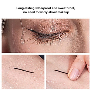 LOKFAR 12 Colors Matte Liquid Eyeliner Colorful Set, Matte Liquid Colorful Eye-Liner Pen Neon Colored Eyeliner Eye Makeup, Long Lasting Water-Proof Smudge-Proof Smooth Liquid Eyeliner Pen -#A