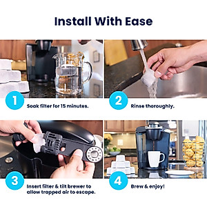 12 Pack Keurig Filter Replacement by - Compatible with Keurig Coffee Machine (2.0 and older)