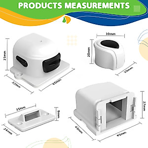 Noymay Magnetic Cabinet Locks for Babies, Baby Proofing for Cabinets and Drawers, Kitchen, 12 Locks, 3 Keys