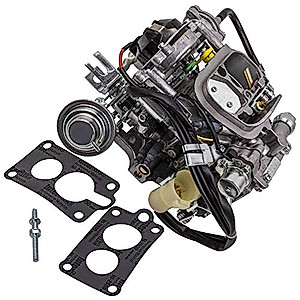 maXpeedingrods 2-Barrel Carburetor for Toyota Pickup 22R Engine 1981-1987 with Round Plug Connector and Automatic Choke TOY-505 2.4L 2366cc 35290/C4036