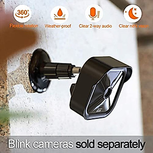 All-New Blink Outdoor Camera Mount, 3 Pack Protective Cover and 360° Adjustable Mounting Bracket with Blink Sync Module 2 Mount for Blink Outdoor Camera Security System (Blink Camera Not Include)